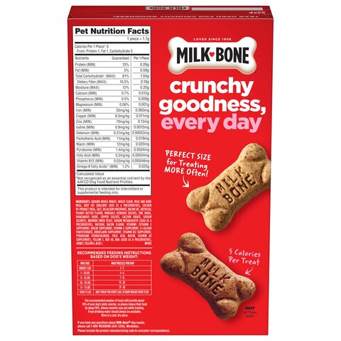 Peanut Butter Flavor Naturally & Artificially Flavored Mini Dog Biscuits